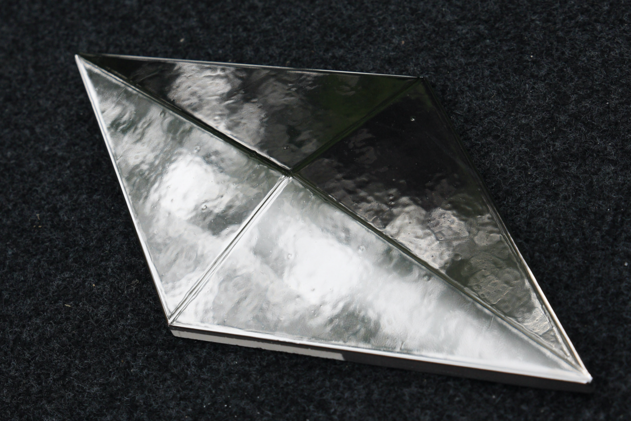 3D Diamond Tiles - Metal Effect | Materials Assemble