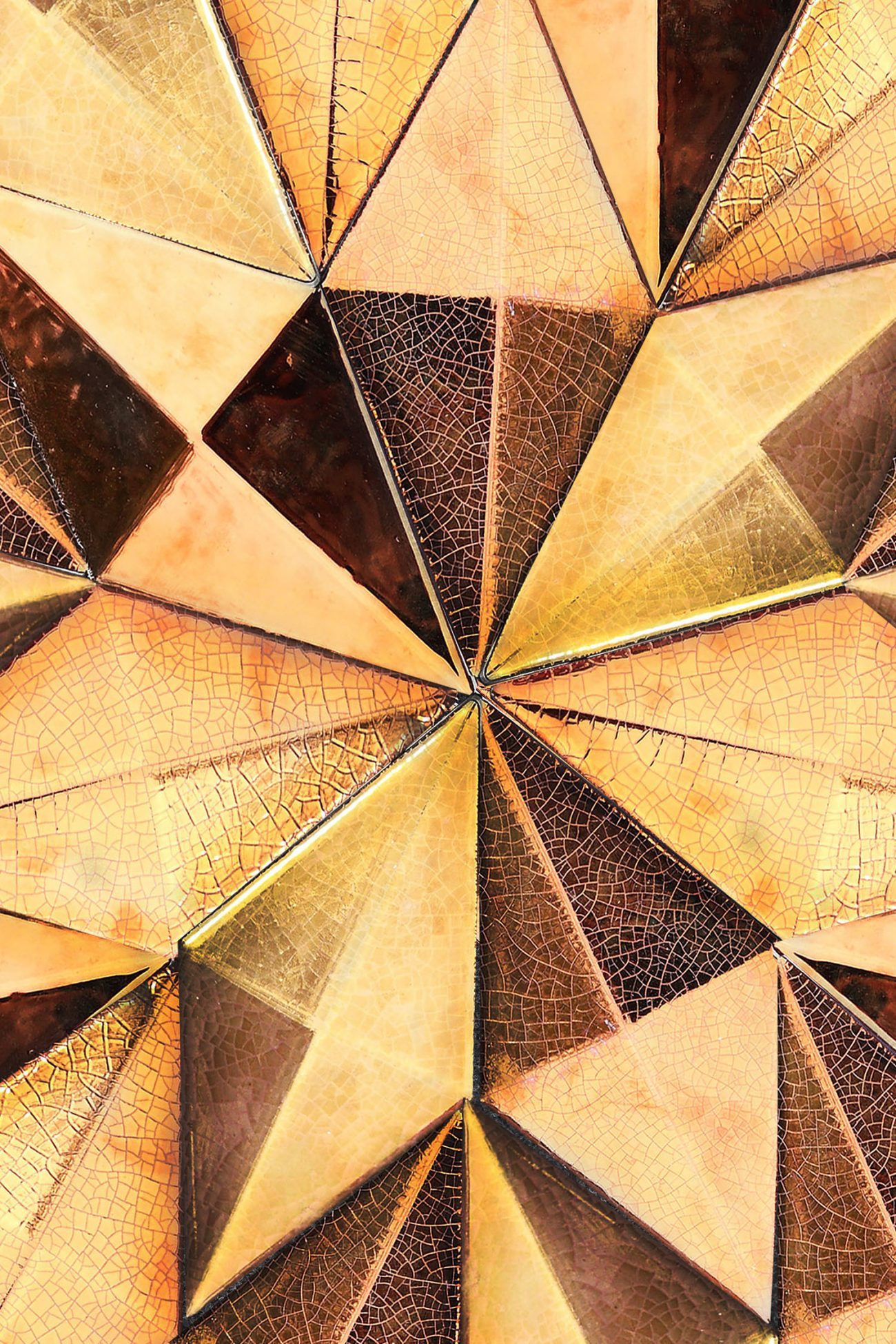 3D Diamond Tiles - Metal Effect | Materials Assemble