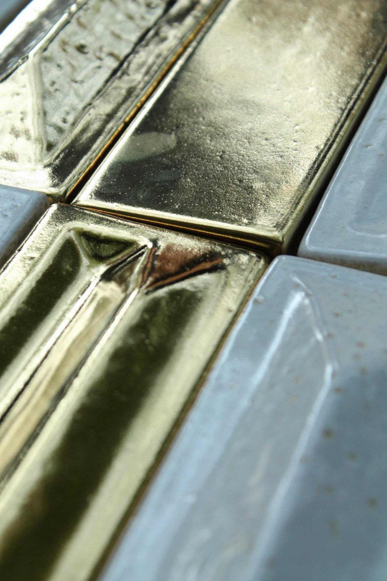Doria Ceramic Tiles Metallic Effect