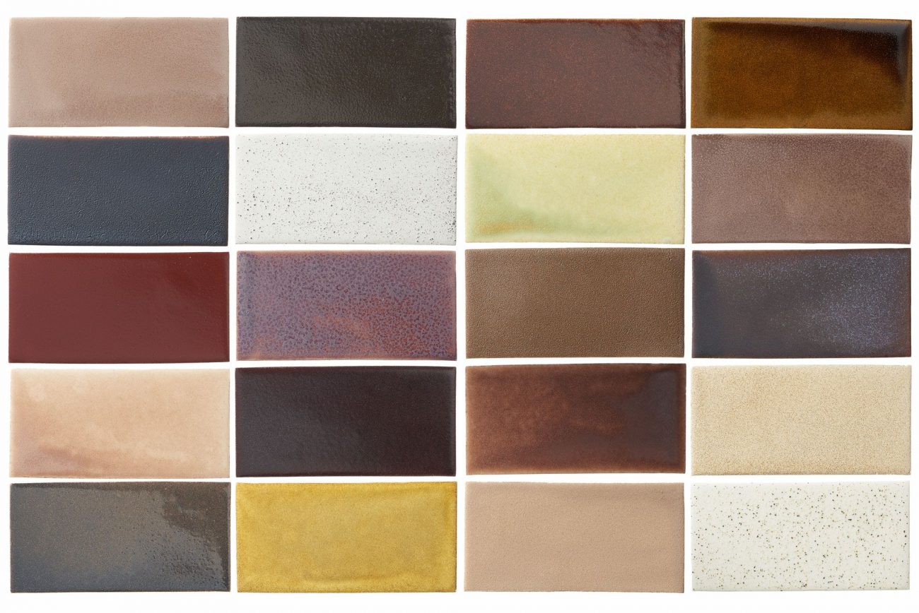 Metal Waste Glazed Ceramic Tiles | FE20SM-1 Iron Waste