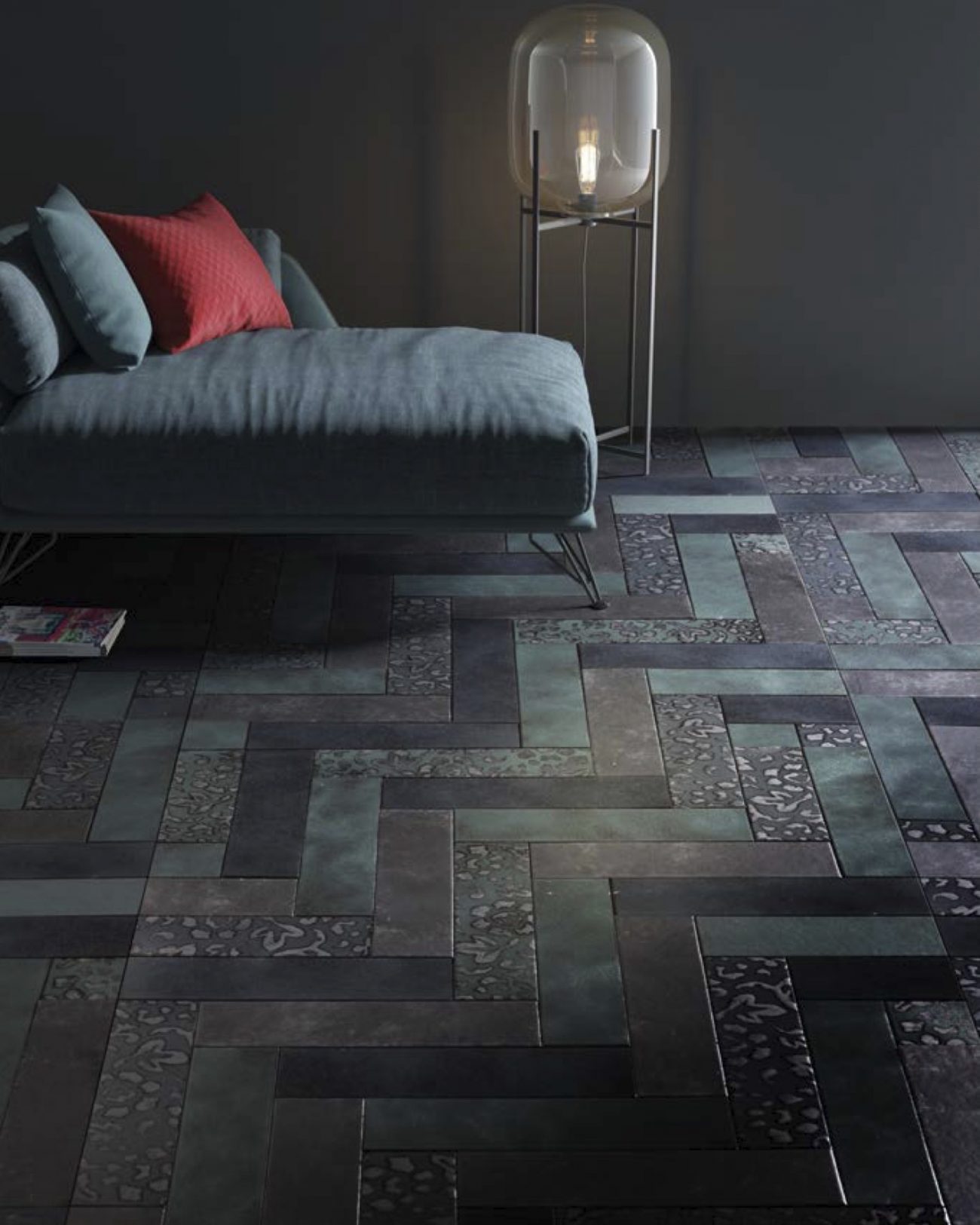 Rectangular Tiles - Hand decorated - Materials Assemble