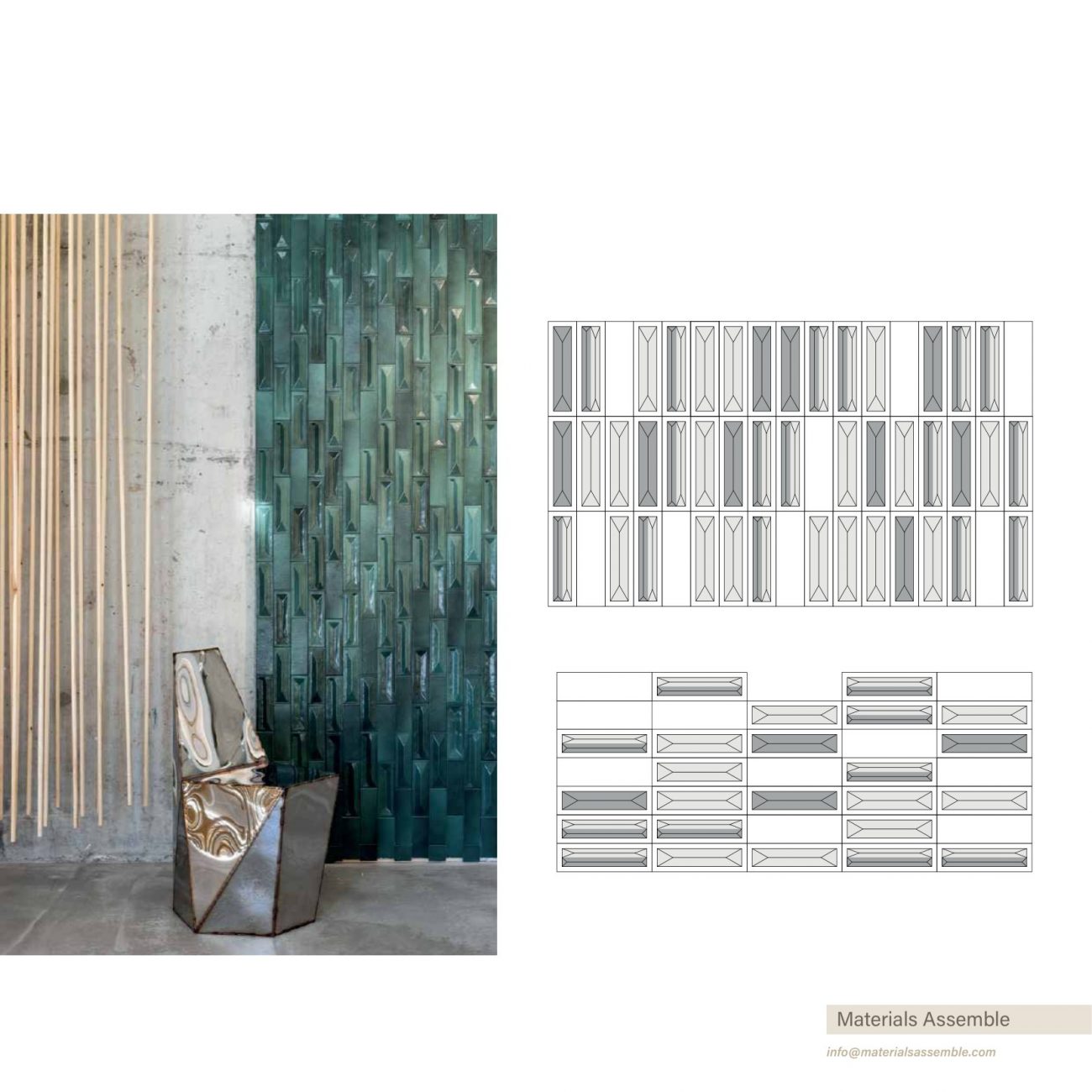 Materials Assemble | Doria Ceramic Tiles Simple Colour