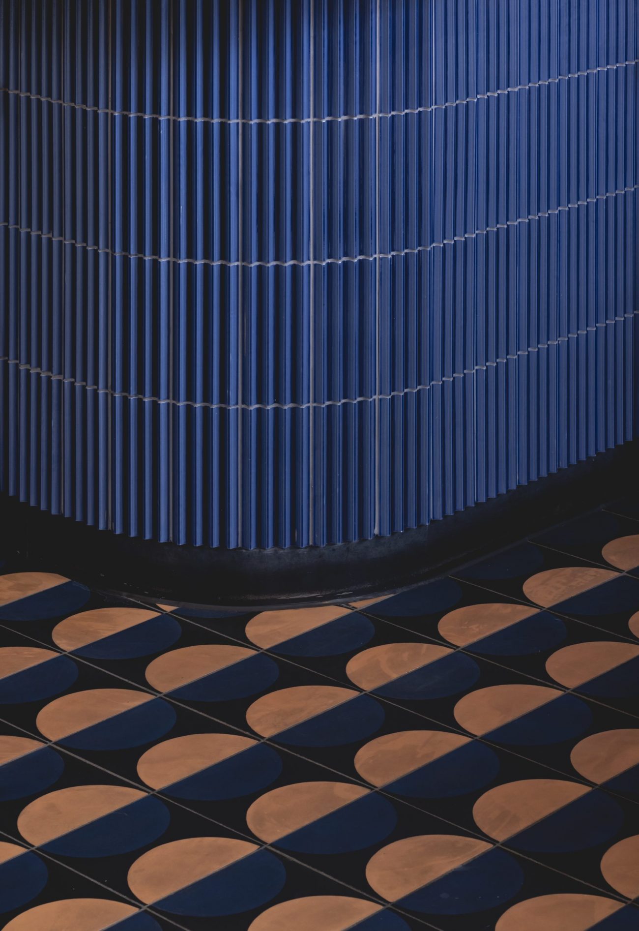 Fluted Ceramic Tiles Turquoise | Materials Assemble