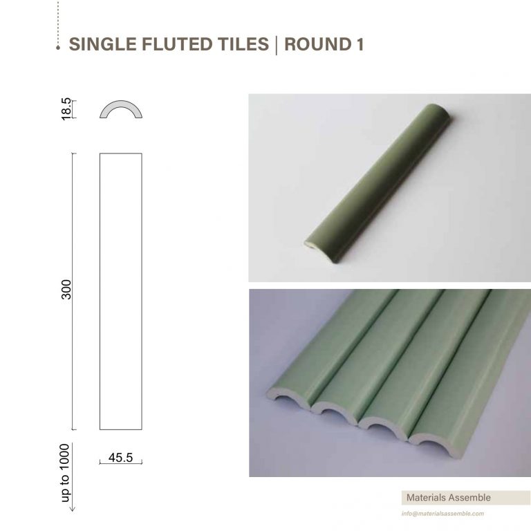 Single Fluted Tiles | Materials Assemble