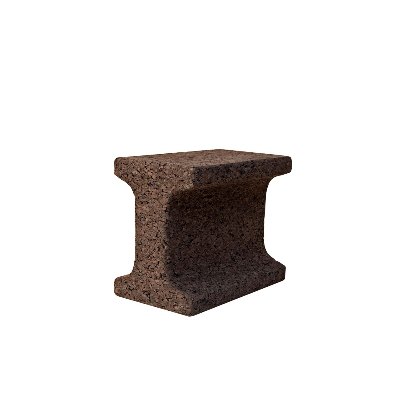 Materials Assemble | Under Construction Stool, Blackcork
