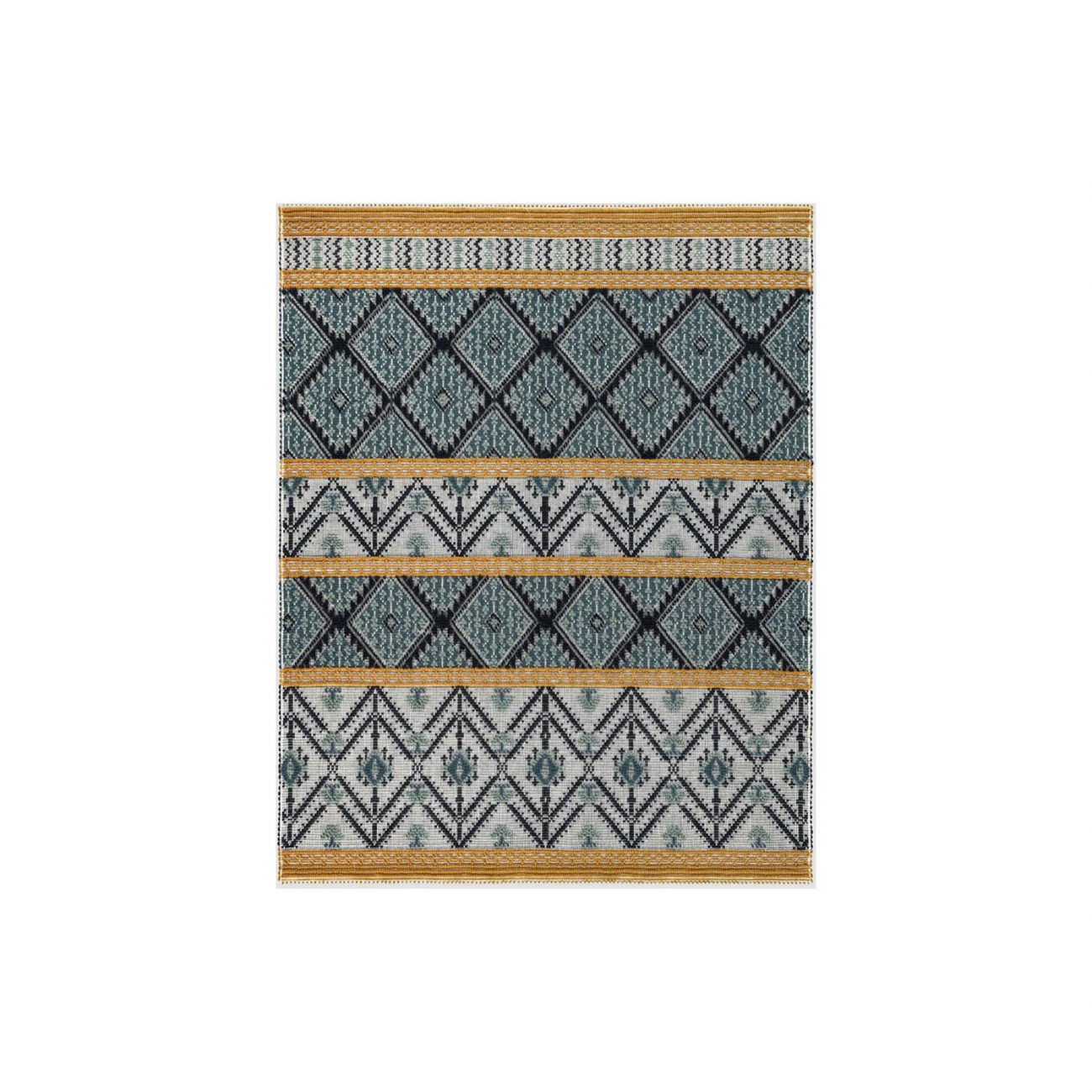 Materials Assemble l Banded Rug, Mariantonia Urru