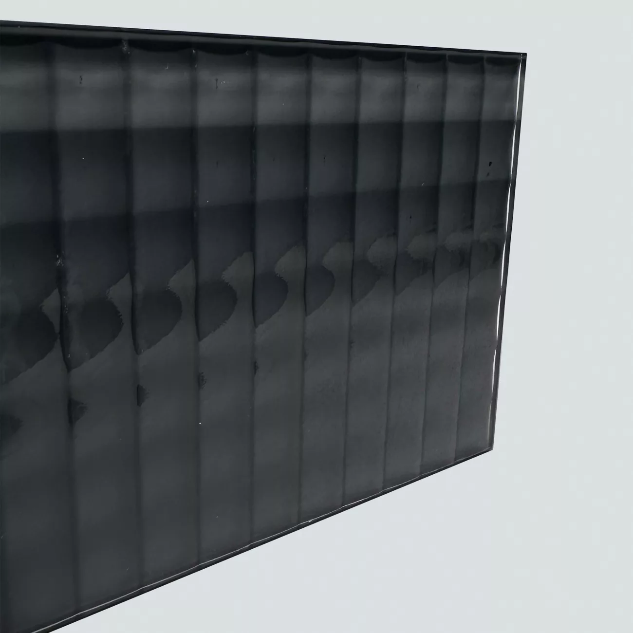 Grey Fluted Glass - Materials Assemble